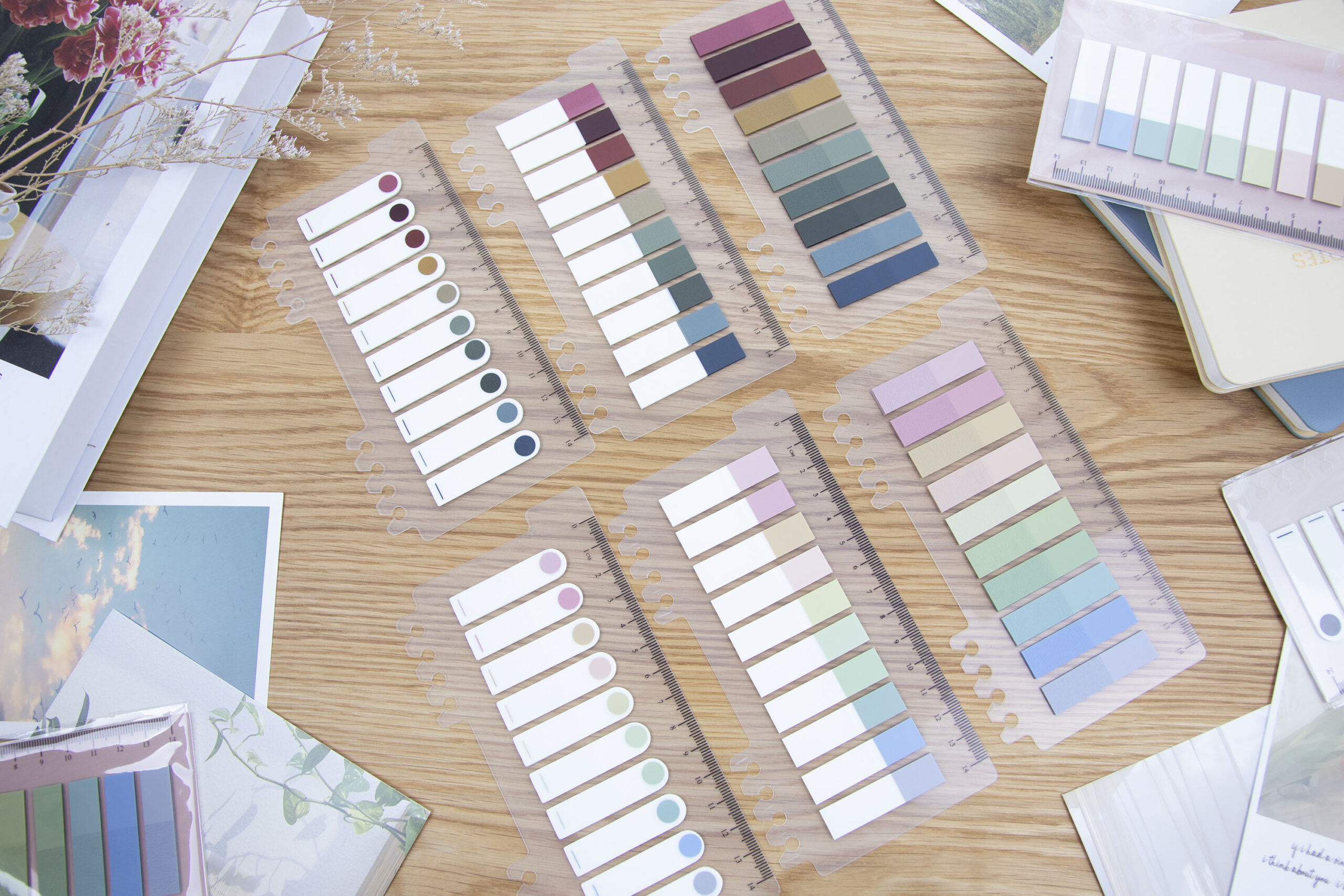 Matte Coating Film Sticky Note Page Markers - Black Cat Label